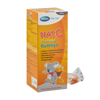 Nat C Yummy Gummyz: Kids' Orange Vitamin C Gummies
