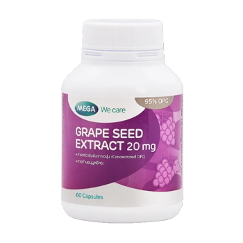 GRAPE SEED EXTRACT 20mg: Enhance Circulation & Vessels