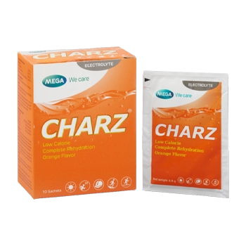 CHARZ ORANGE: Rehydrate and Energize | Gut Care | MegaWeCare