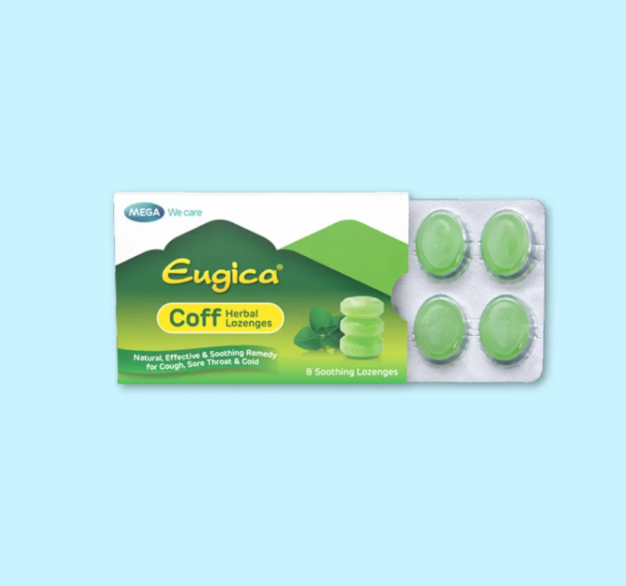Eugica Coff Herbal Lozenges: Natural Cough Relief | MegaWeCare