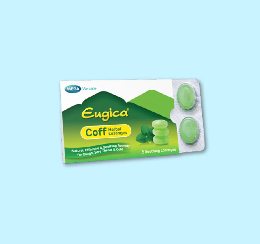 Eugica Coff Herbal Lozenges: Natural Cough Relief | MegaWeCare