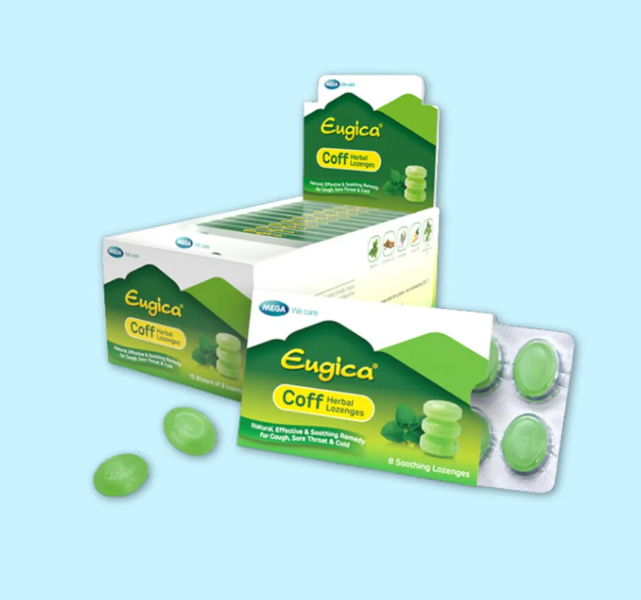 Eugica Coff Herbal Lozenges: Natural Cough Relief | MegaWeCare