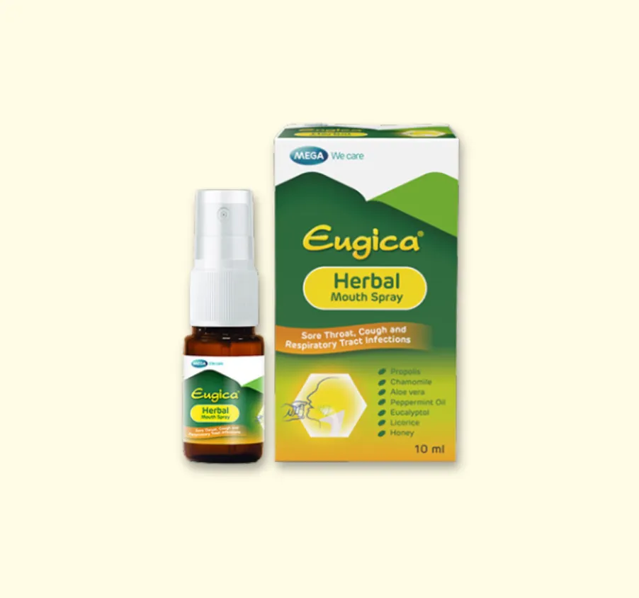 EUGICA Mouth Spray: Natural Relief for Sore Throat | MegaWeCare