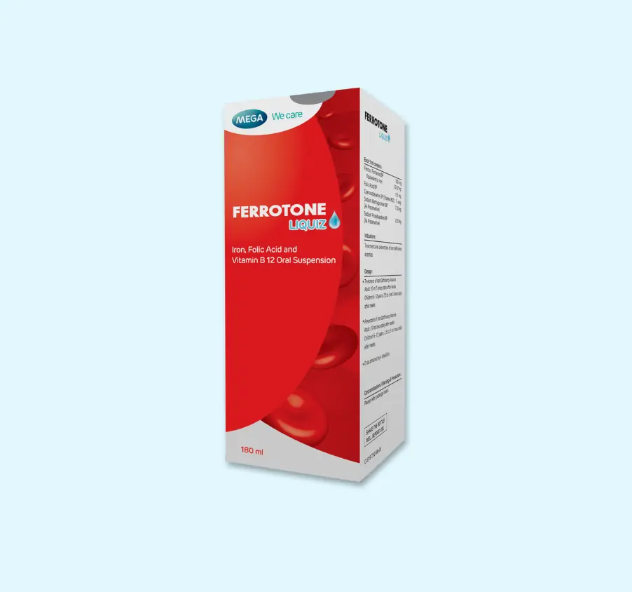 FERROTONE LIQUIZ: Iron Supplement for Anemia Treatment