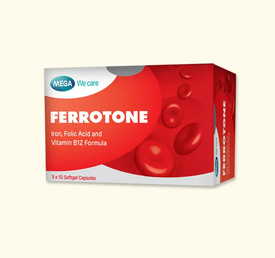 Boost Your Iron Levels | Ferrotone by Mega We care